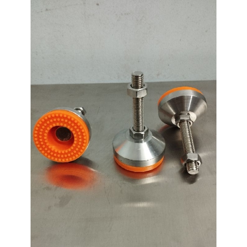 Chân tăng chỉnh inox 304 ren m12 đế D60 H110 | Shopee Việt Nam