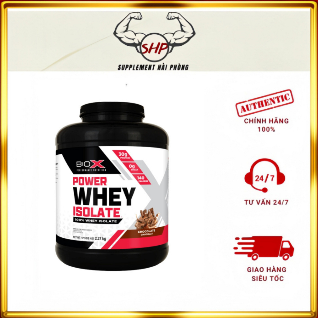 [Chính hãng] Sữa dinh dưỡng tăng cơ BioX Whey Isolate 5Lbs (2.27kg) tại ...