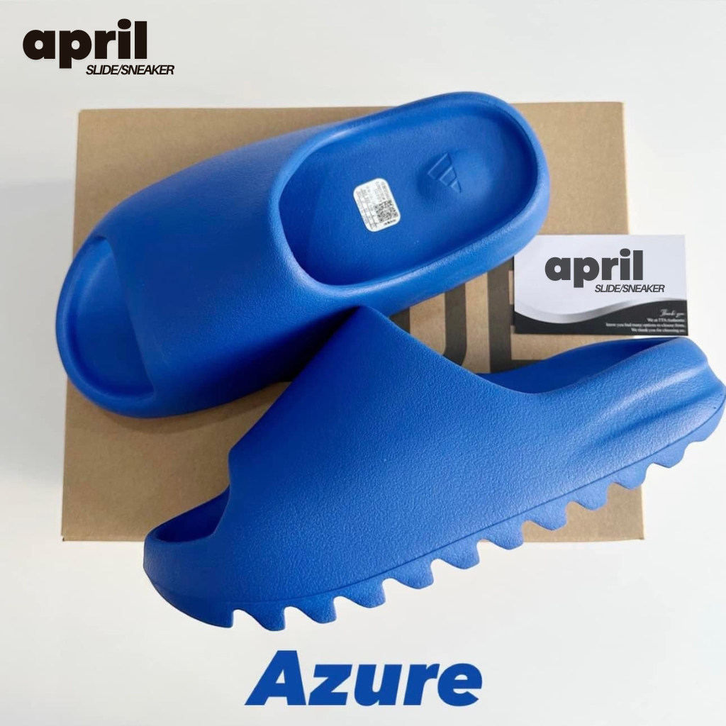 Dép Yeezy Slide Azure Xanh Dương Vân Nhám Cao Cấp 2024 - Dép YZ SLIDE ...