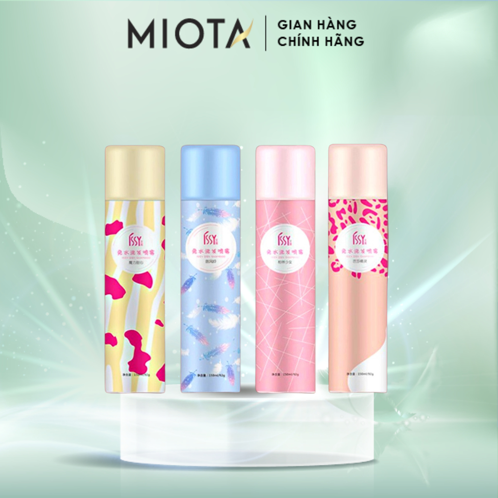 Dầu Gội Khô ISSY 150ml MIOTA Chăm Sóc Tóc Nam Nữ, Không Gây Bết Tóc, Hương Thơm Tự Nhiên ...