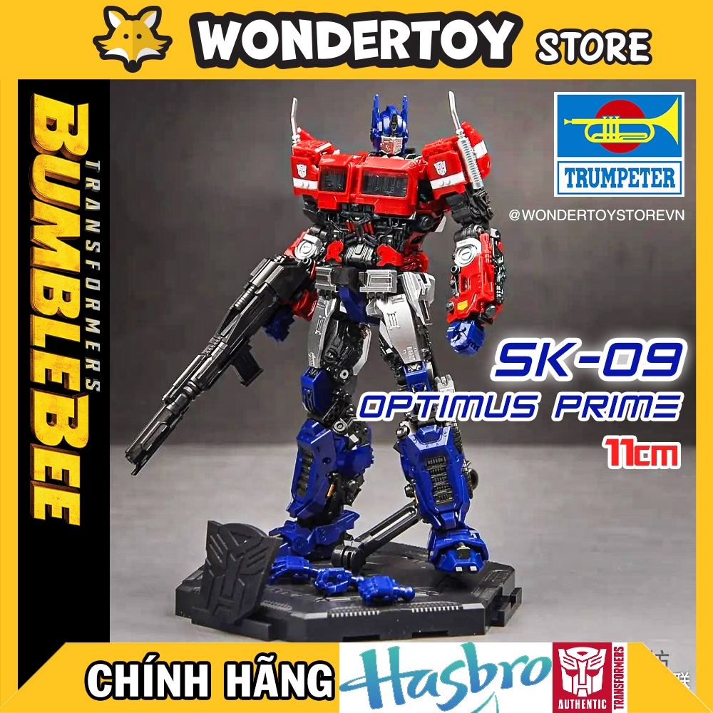 Mô Hình Lắp Ráp Transformers Optimus Prime SK-09 Model Kit - Hãng Trumpeter (Tặng kèm Base ...