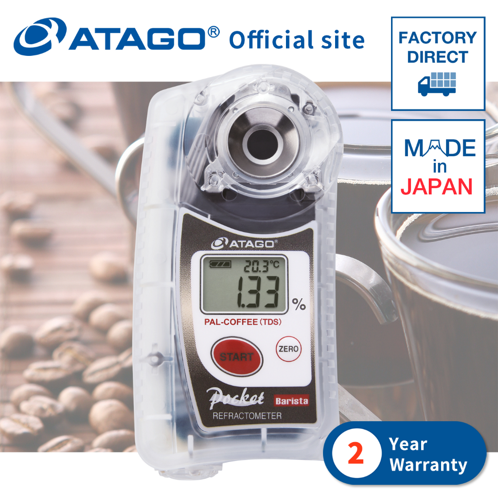 ATAGO Hand-held Pocket Coffee Refractometer PAL-Coffee (TDS) | Shopee ...