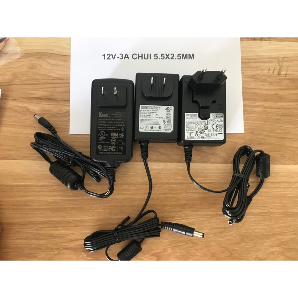Nguồn adapter 12V 3A, 3.2A Hàng Xịn APD, Ktec,... dùng cho Bộ phát wifi ...