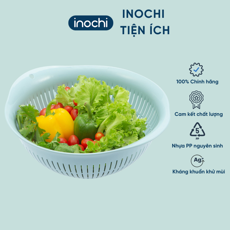 Rổ cao cấp đựng thực phẩm INOCHI size 23cm-30cm-35cm | Shopee Việt Nam