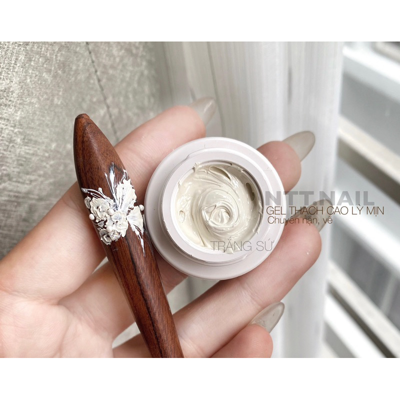 Gel thạch cao lỳ mịn chuyên nặn và vẽ hoa, b ướm gel( có vdhd làm ...