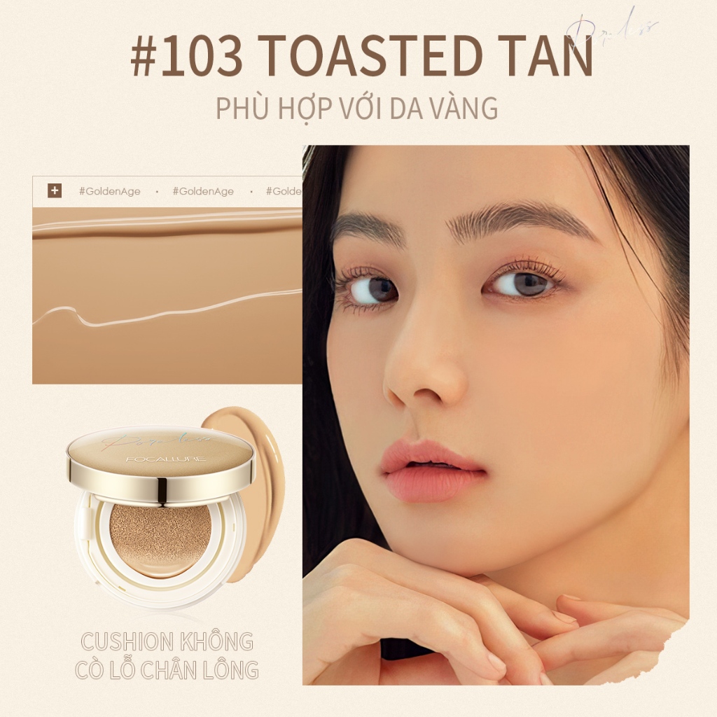 FOCALLURE Cushion BB lì chống thấm nước lâu trôi 12G | Shopee Việt Nam