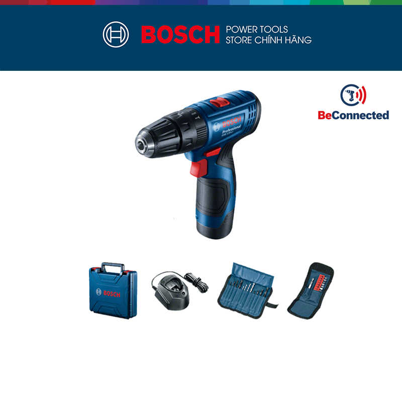 Máy khoan động lực dùng pin Bosch GSB 120-LI GEN II (1 pin+sạc 2 chấu+phụ kiện) | Shopee Việt Nam