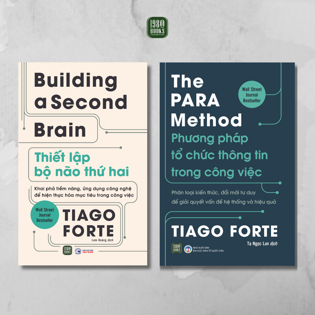 Combo Sách - Building A Second Brain và The Para Method - Tiago Forte ...