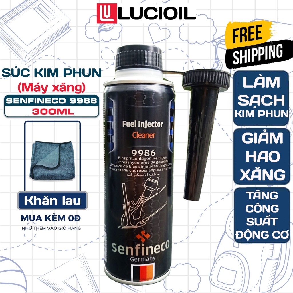 Senfineco 9986 Fuel Injection Cleaner 300ml, Dùng Cho Máy Xăng, Phụ Gia ...