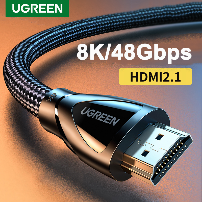 Cáp HDMI 2.1 Ugreen 40300 80401 80402 80403 HD140 Dây Mềm bọc dù (3D HD ...