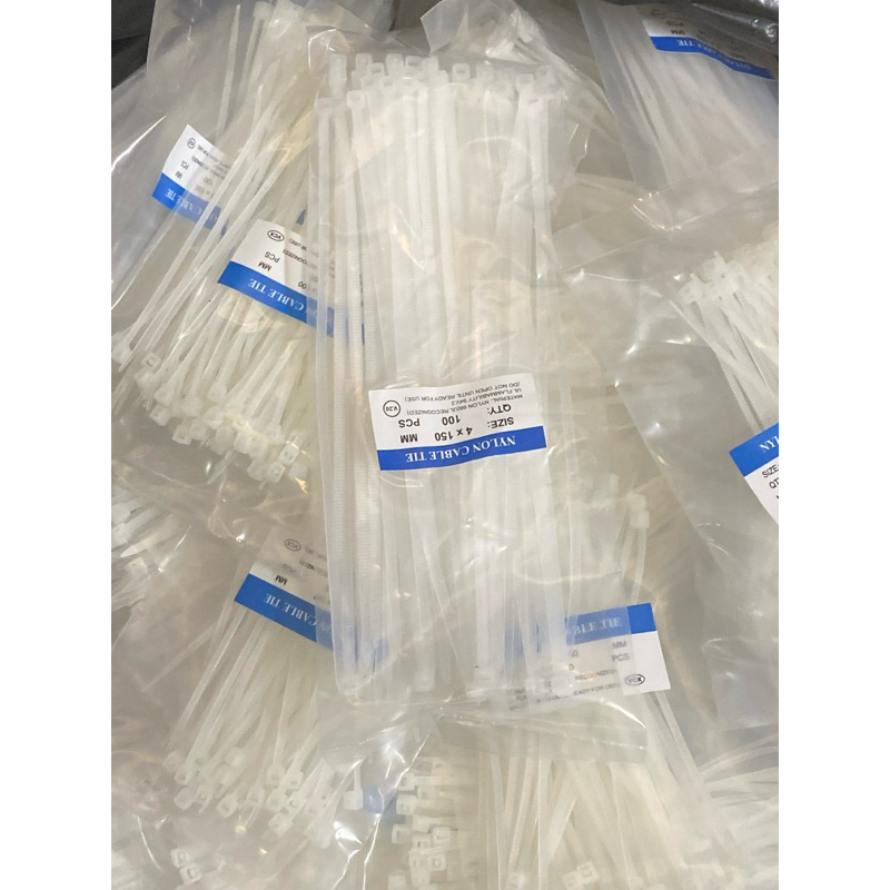 Dây rút nhựa 10cm, 15cm, 20cm, 25cm, 30cm, 70 sợi/bịch | Shopee Việt Nam