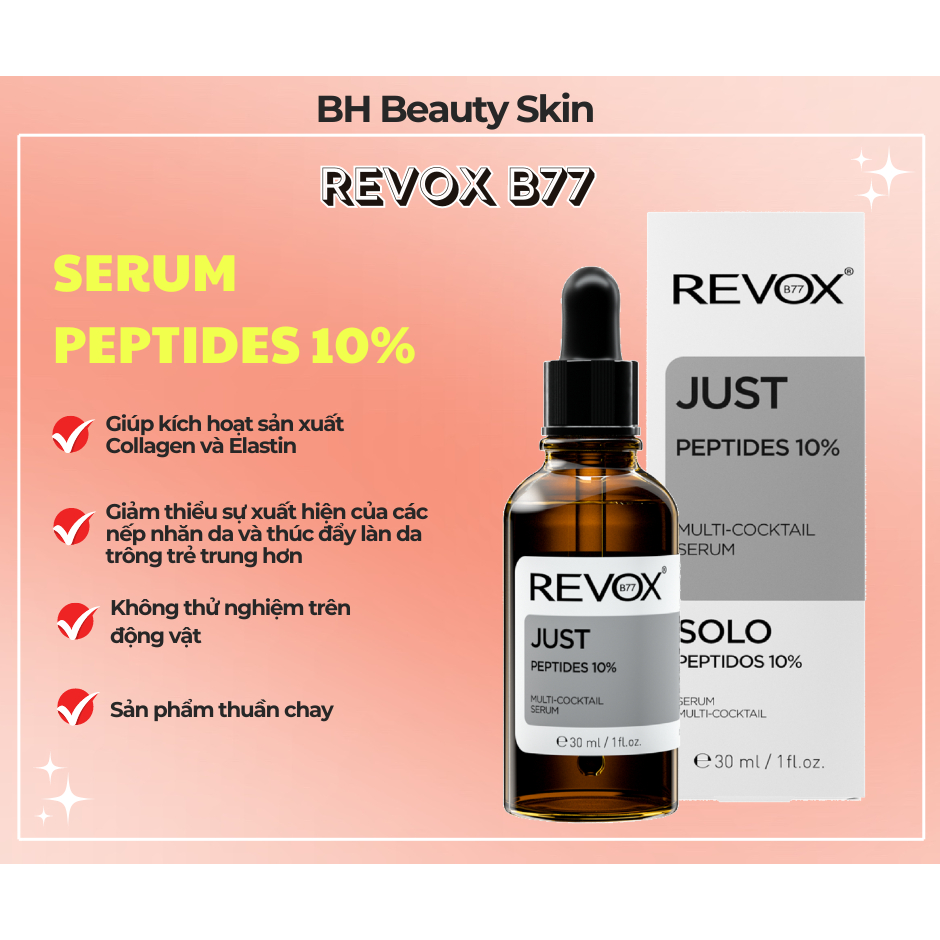 Serum Peptides 10 Revox B77 30ml Chỉ Dùng Ngoài Da Shopee Việt Nam