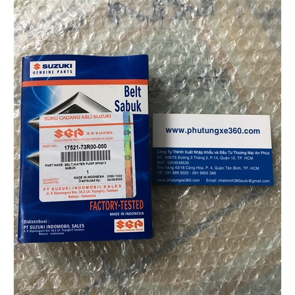 Curoa bơm nước Suzuki Ertiga , XL7, hiệu Suzuki(17521-73R00-000) (Cái ...