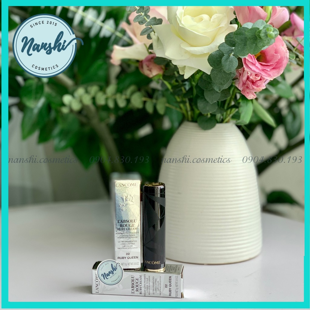 [CHÍNH HÃNG] Son Lancome L’absolu Rouge Ruby Cream 3g | Shopee Việt Nam