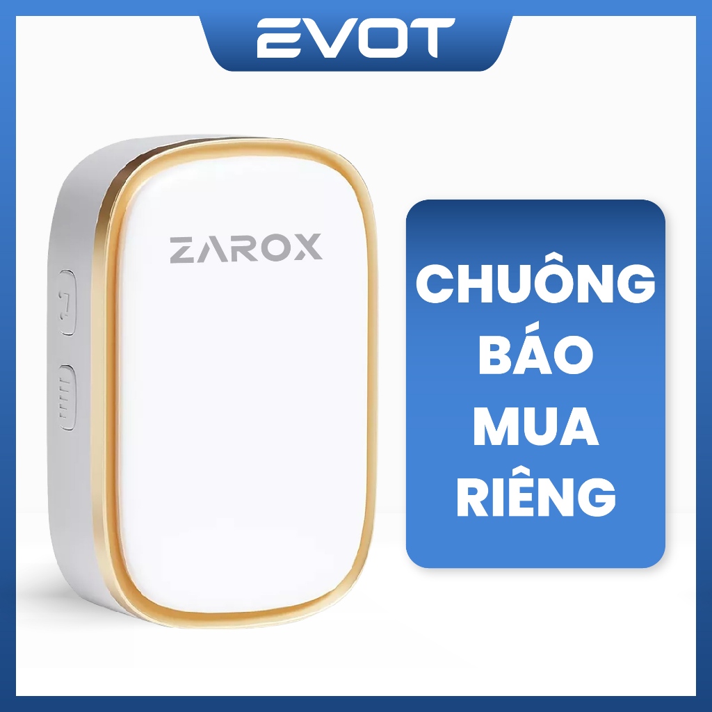 Nút nhấn và chuông báo bán lẻ cho chuông cửa không dây ZAROX ZD02 | Shopee Việt Nam