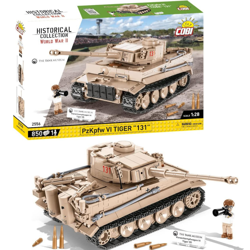 Đồ chơi lắp ráp xe tăng (tank) Pzkpfw Vi Tiger 131 WWII chính hãng Cobi ...