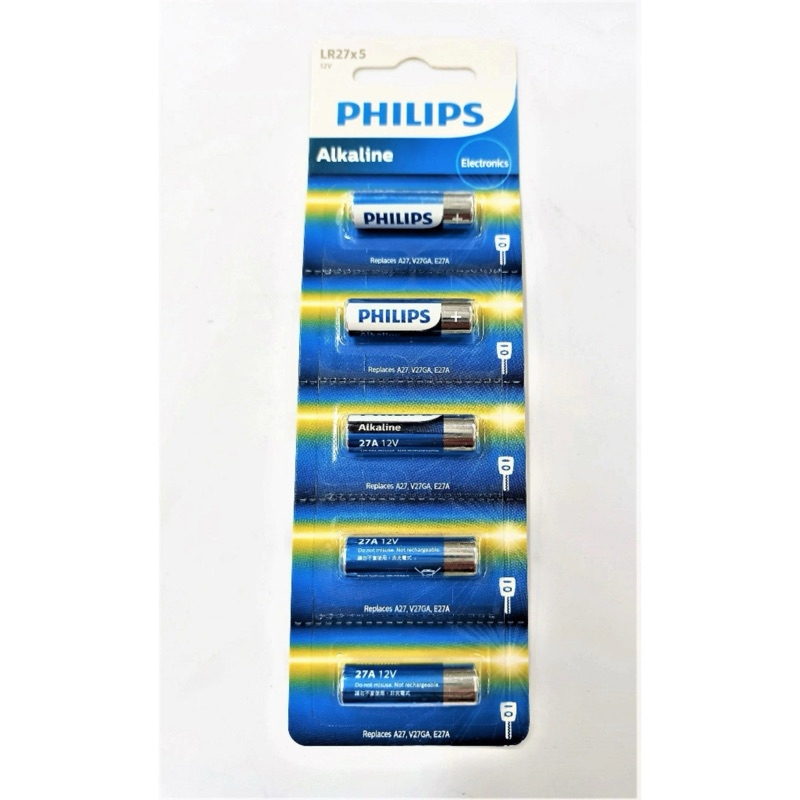 Pin A27 ( 12v ) PHILIPS Chính Hãng Vỉ 5 Viên | Shopee Việt Nam
