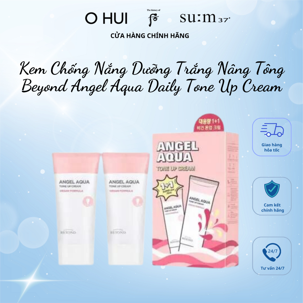 Kem chống nắng Beyond Angel Aqua Daily Tone Up Cream | Shopee Việt Nam