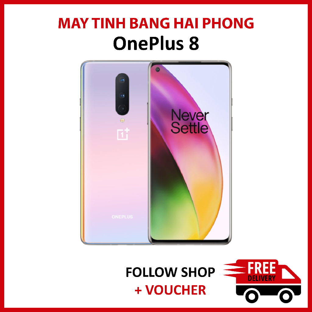 Điện thoại One Plus 8 5G, RAM 8/128GB chip Snapdragon 865 màn AMOLED ...