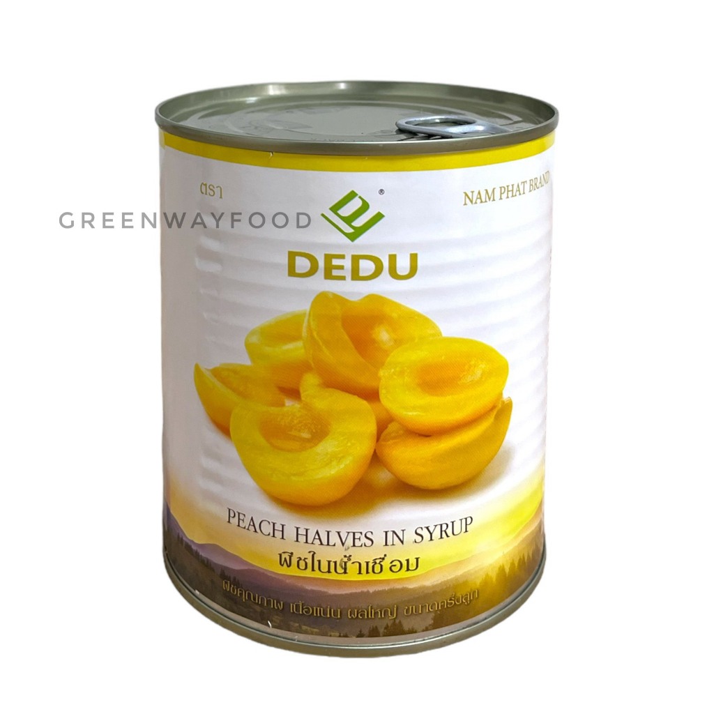 Đào Ngâm BODDOB / DEDU hộp có nắp giật 820gr | Shopee Việt Nam