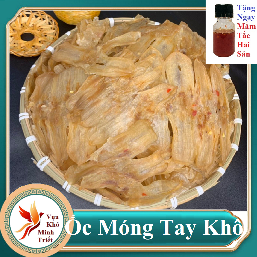 500gr Khô Ốc Móng Tay Sạch Ngon Thơm Vị Vừa Ăn Dễ Chế Biến Làm Quà Biếu Tặng-[Tặng Kèm Sốt Tắc ...