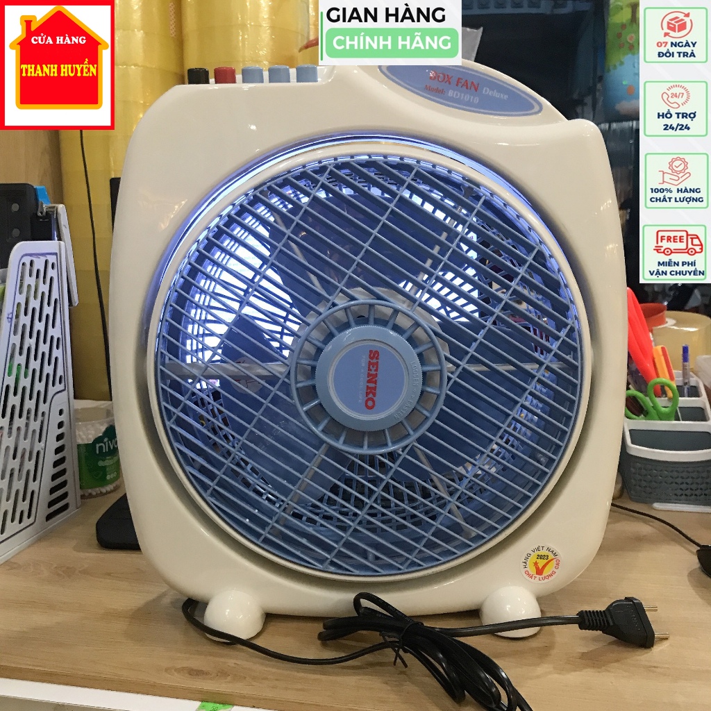 [Chính hãng Senko] Quạt hộp bàn đảo Senko BD1010 (ngã tự tắt) bảo hành ...