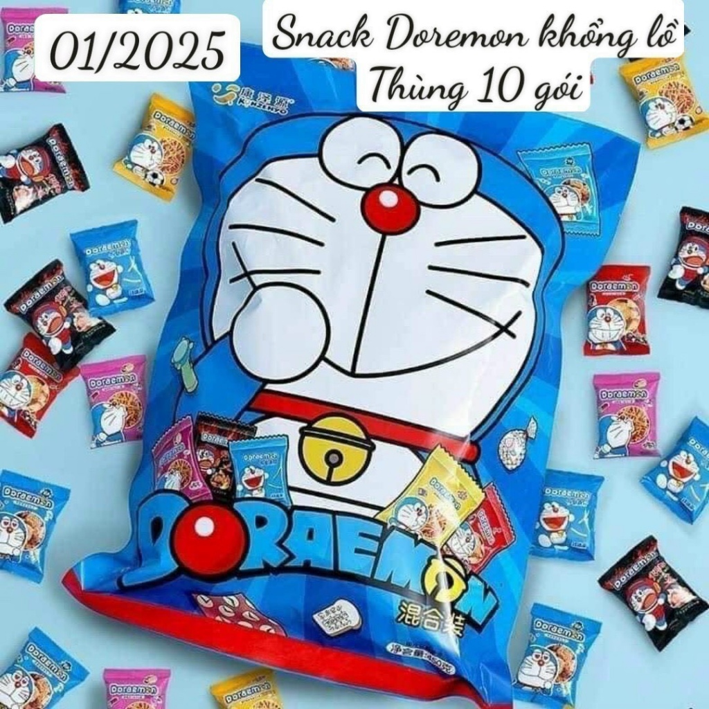 Snack DORAEMON siêu to khổng lồ (36 gói) | Shopee Việt Nam