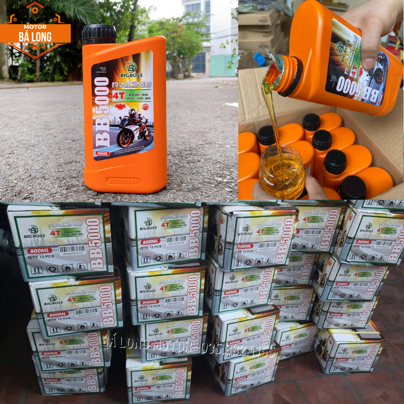 Dầu Nhớt Xe Máy Hãng Bigboss BB500 20w50 1000ml,800ml Nhớt Dùng Cho Xe ...