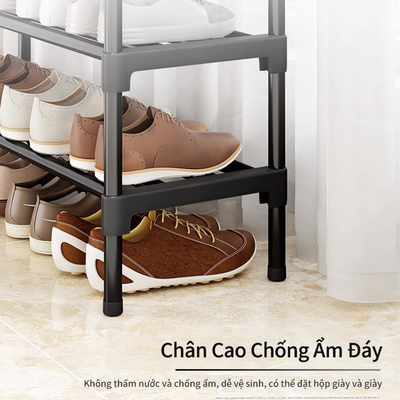 Kệ giày dép cao cấp đa năng - 4-8 tầng Kệ Inox Nhiều Tầng Chống Bụi ...