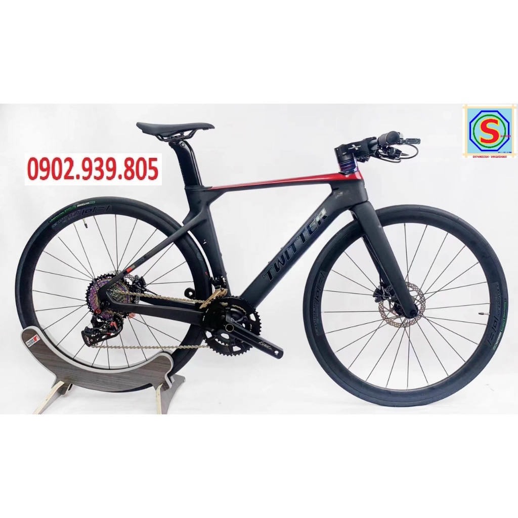 Xe Đạp Touring Twitter R12 – Khung Carbon | Retrospec | Phanh Dầu RS24 ...