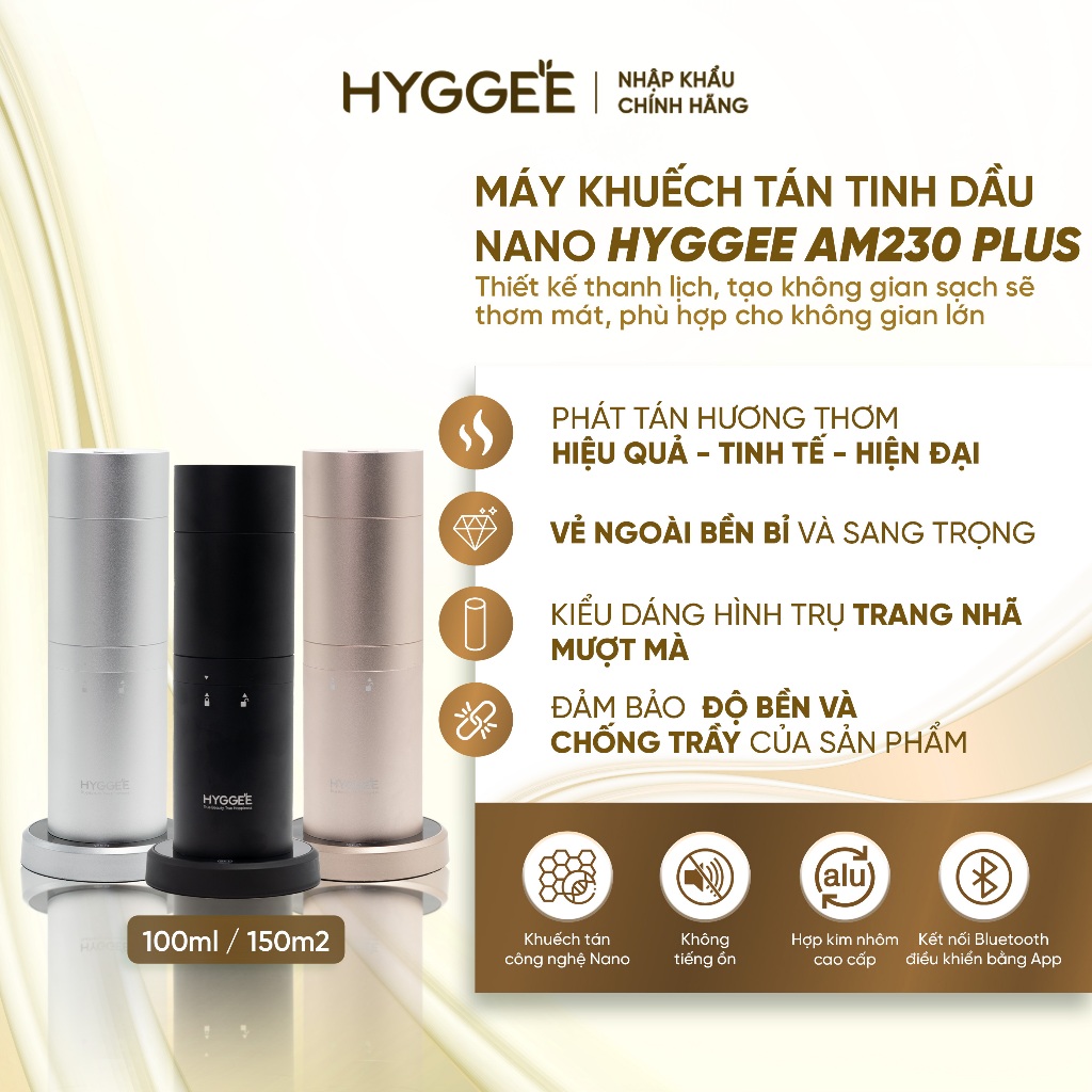 MÁY KHUẾCH TÁN TINH DẦU NANO AM230 PLUS, THIẾT KẾ THANH LỊCH, TẠO KHÔNG ...