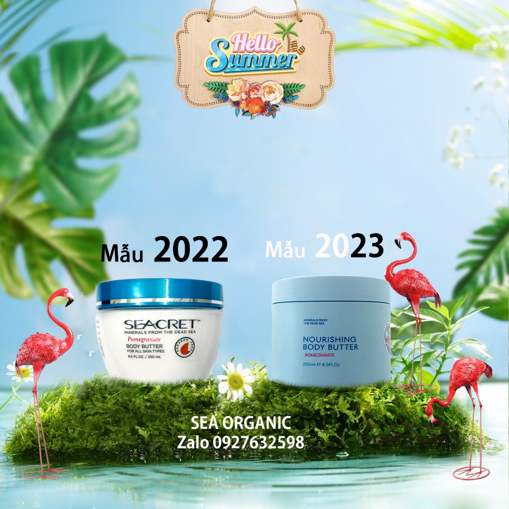 [CHÍNH HÃNG] KEM DƯỠNG THỂ SEACRET TINH THỂ LỰU BODY BUTTER POMEGRANATE ...
