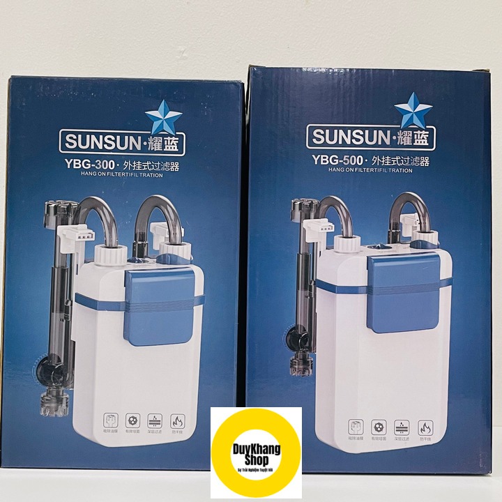 Lọc Treo Sunsun YBG 300 5w Và YBG 500 7w Thế Hệ Mới Cho Hồ Cá Cảnh, Hồ ...