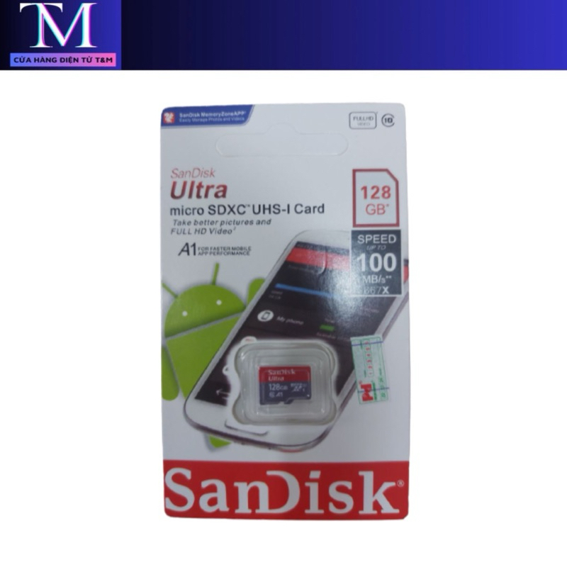 Thẻ nhớ MicroSD 32G 64G 128G SANDISK ULTRA Box Class10 100MB/s - Hàng Chính hãng | Shopee Việt Nam