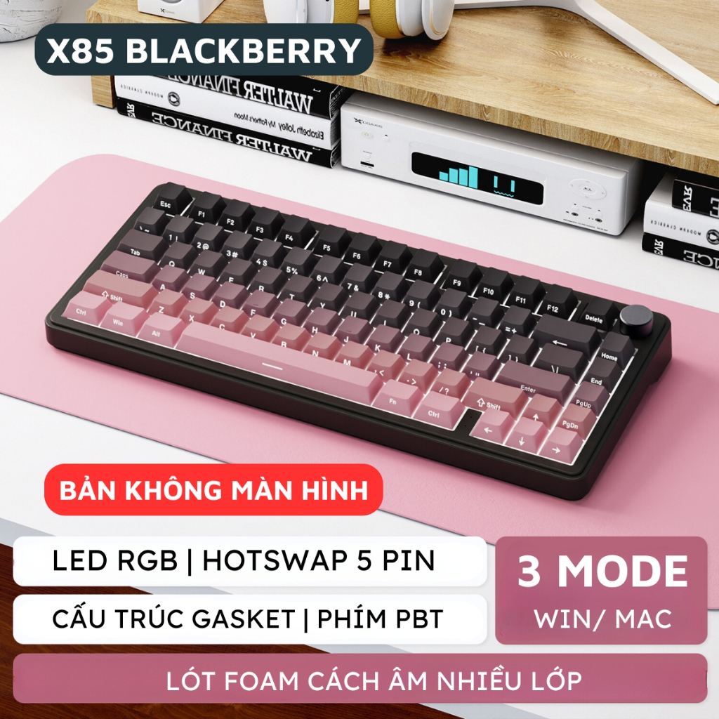 Bàn Phím Cơ Có Màn Hình LED Ziyou X85 PRO VIP RGB Có App Tùy Chỉnh ...