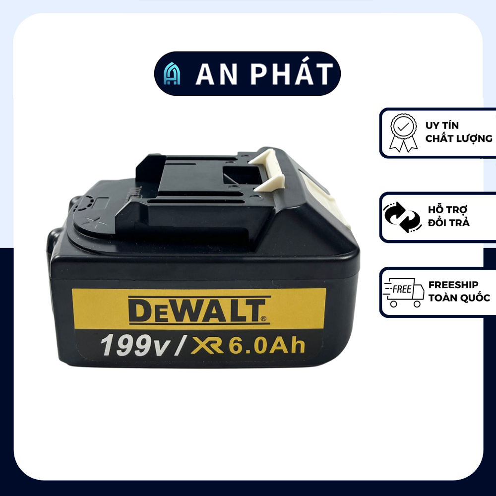 Pin Dewalt 199v, pin 10 cell chân thông dụng pin máy khoan dung lượng ...