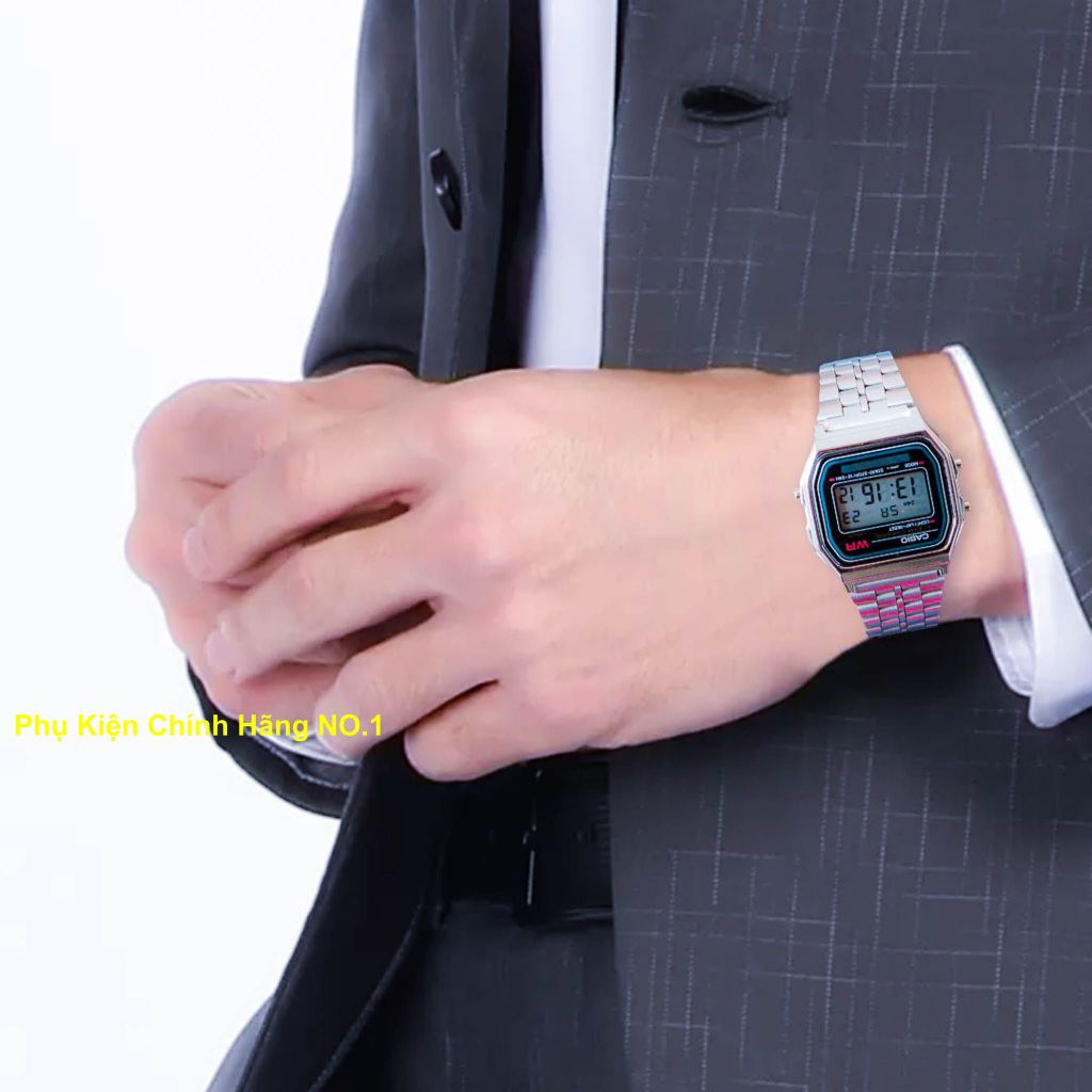 Đồng Hồ Nam Casio A159 Black .f., Made In Japan, Chống Nước, Siêu Bền ...