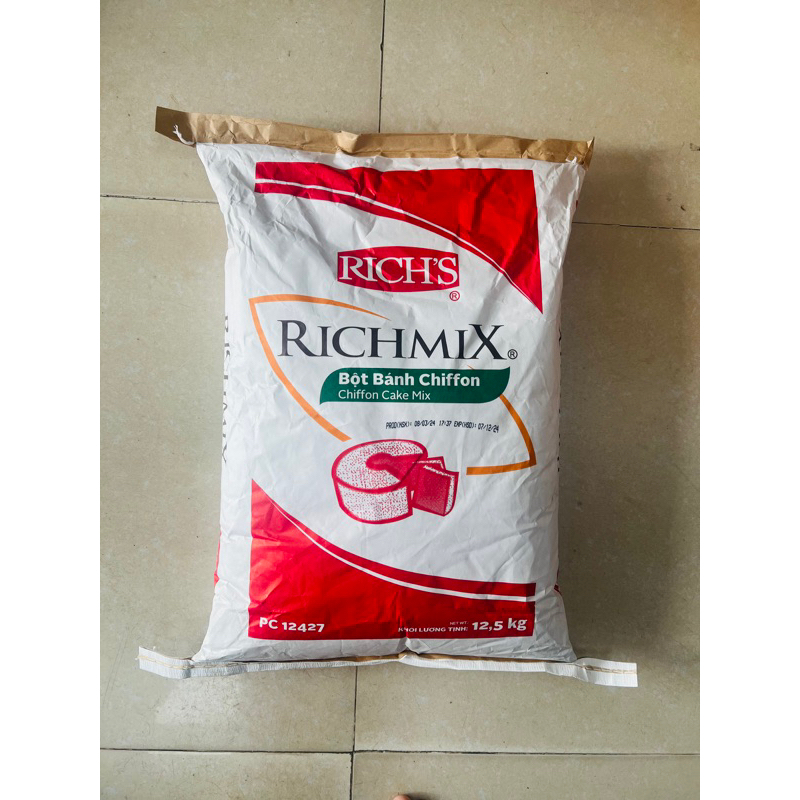 Bột trộn sẵn bánh Chiffon Rich Mix 12,5kg | Shopee Việt Nam