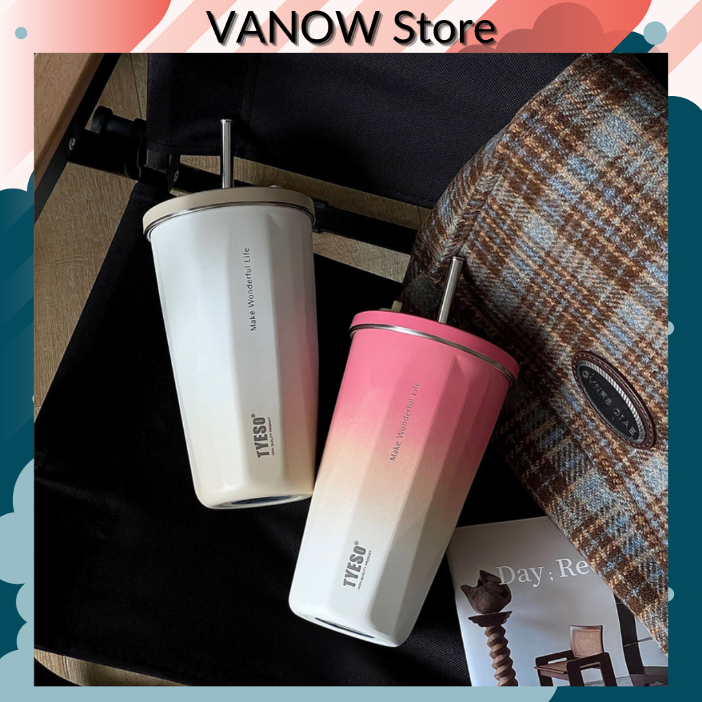 Ly giữ nhiệt cao cấp Tyeso Wonder Gradient 600ml inox 304 | Shopee Việt Nam