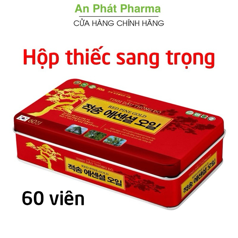 Viên Uống Tinh Dầu Thông Đỏ Red Pine Gold - Chống Tai Biến Mạch Máu Não ...