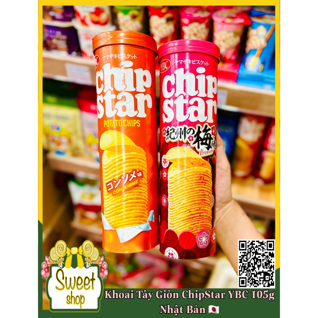KHOAI TÂY GIÒN CHIPSTAR YBC 105G NHẬT | Shopee Việt Nam