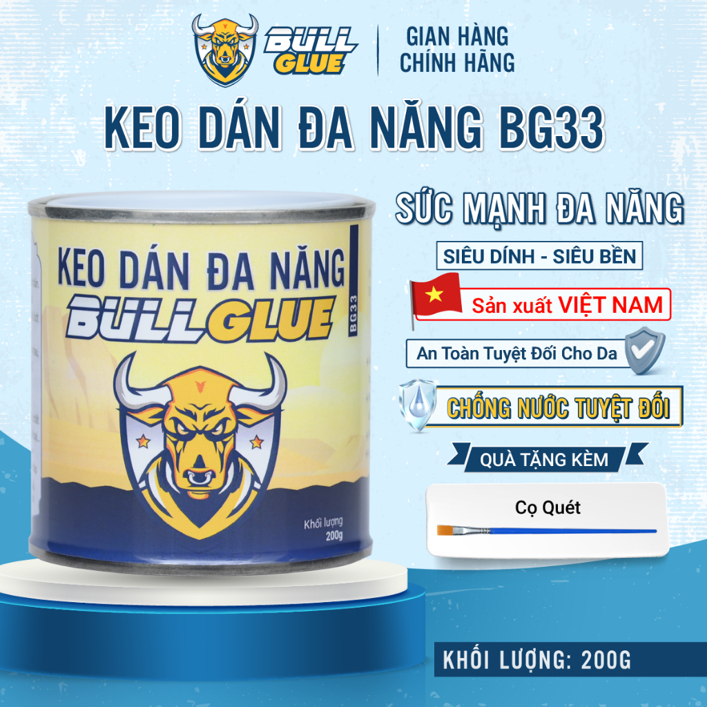 Keo Dán Đa Năng BULLGLUE BG33 Dính Chắc Chắn Chống Nước Tốt Chịu Nhiệt ...