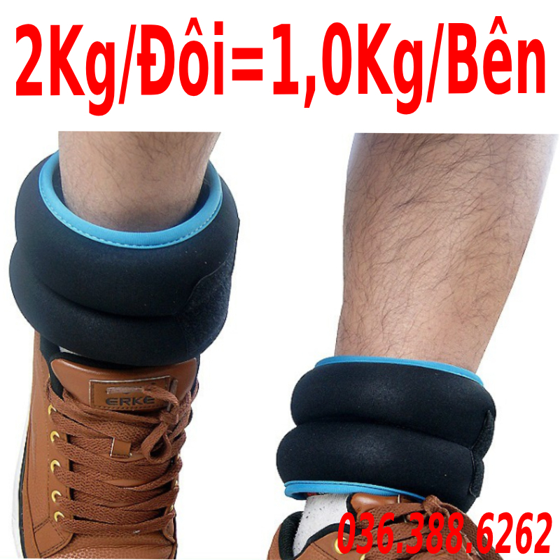 Tạ đeo tay chân tập gym phiên bản bi sắt 6kg/5kg/4kg/3kg/2kg/1kg thế hệ tạ chân tập khinh công ...