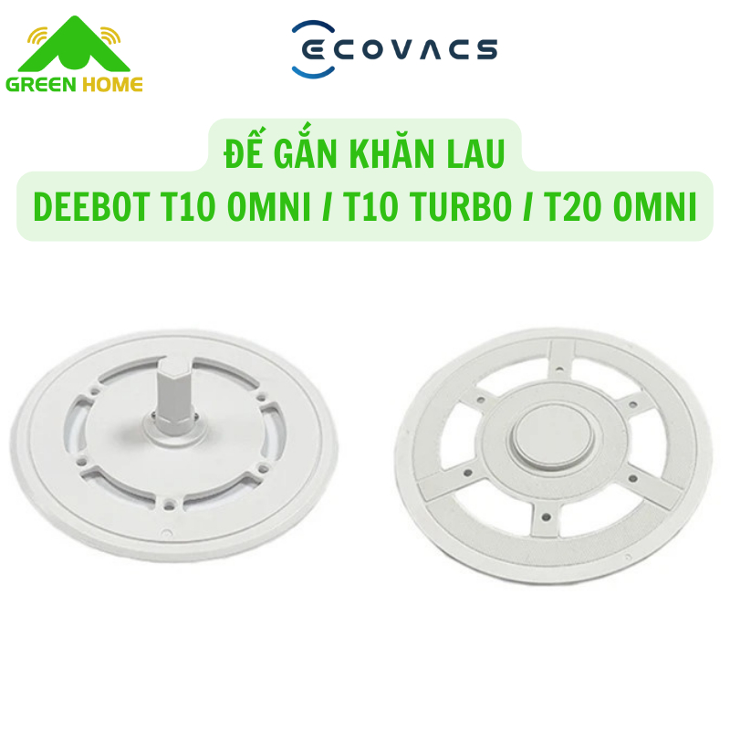 Đế gắn khăn lau, giẻ lau cho robot Ecovacs T20 omni, T20e omni, T10 Omni, T10 turbo | Shopee ...