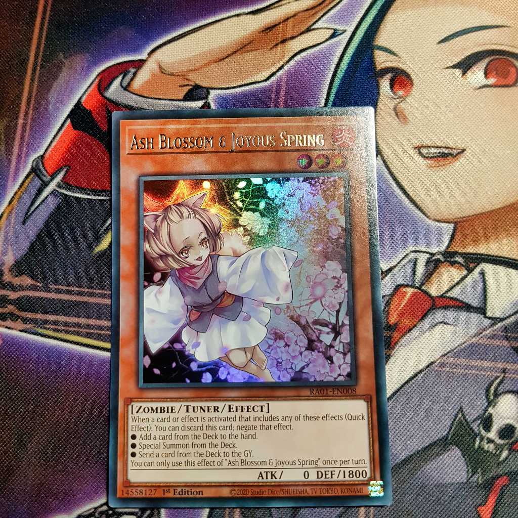 Thẻ bài Yugioh chính hãng | Ash Blossom & Joyous Spring | RA01 Ultra Rare | Shopee Việt Nam