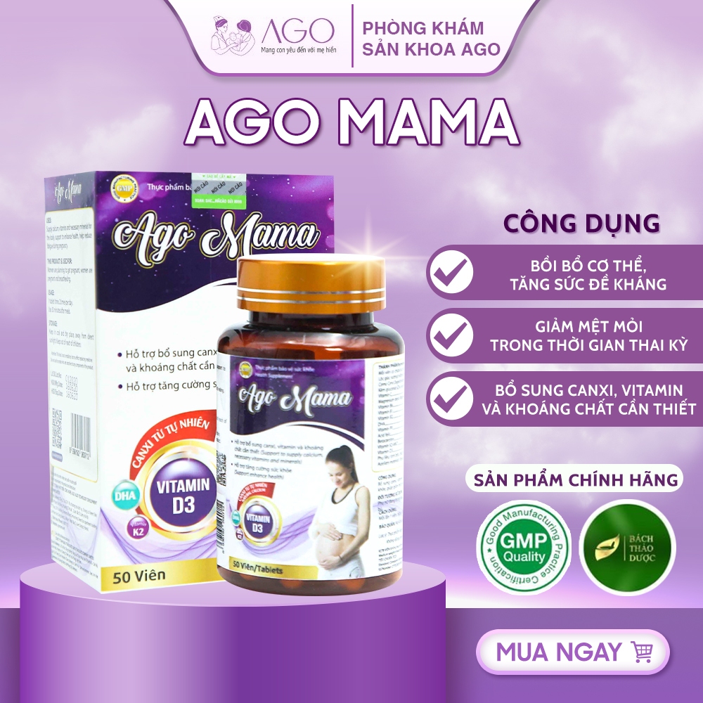 AGO MAMA chống thai lưu, xảy thai, dị tật từ LỘC GIÁC SƯƠNG HƯƠU, bổ ...