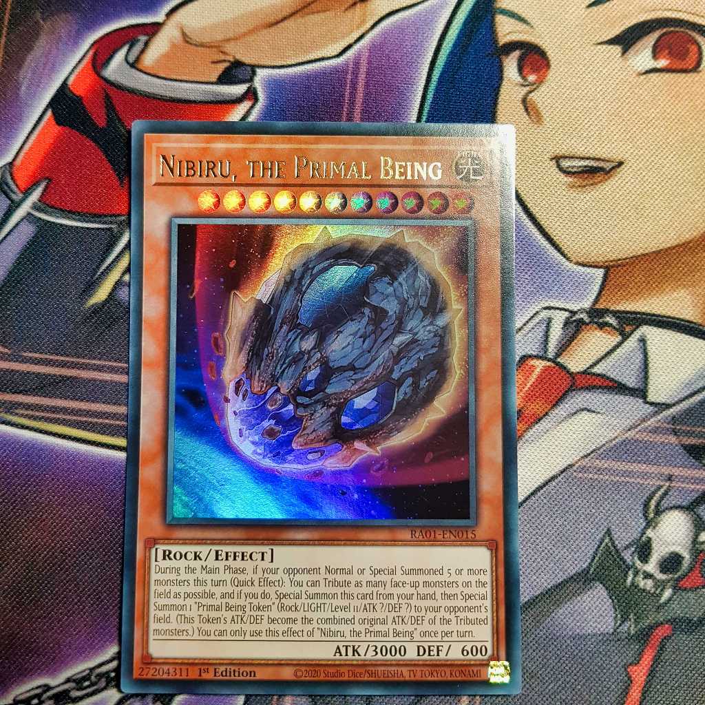 Thẻ bài Yugioh chính hãng | Nibiru, the Primal Being | RA01 Ultra Rare | Shopee Việt Nam