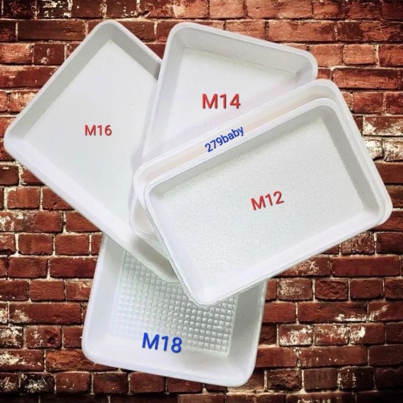 Sỉ , lẻ 50 khay xốp đựng hoa quả ,hải sản , thực phẩm M5/M12/M14/M16/M18/20. | Shopee Việt Nam