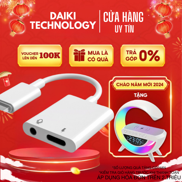 Jack Chuyển Đổi ,Jack Chia Cổng Sạc + Tai Nghe Có Hỗ Trợ Míc Cho IP7,7 ...