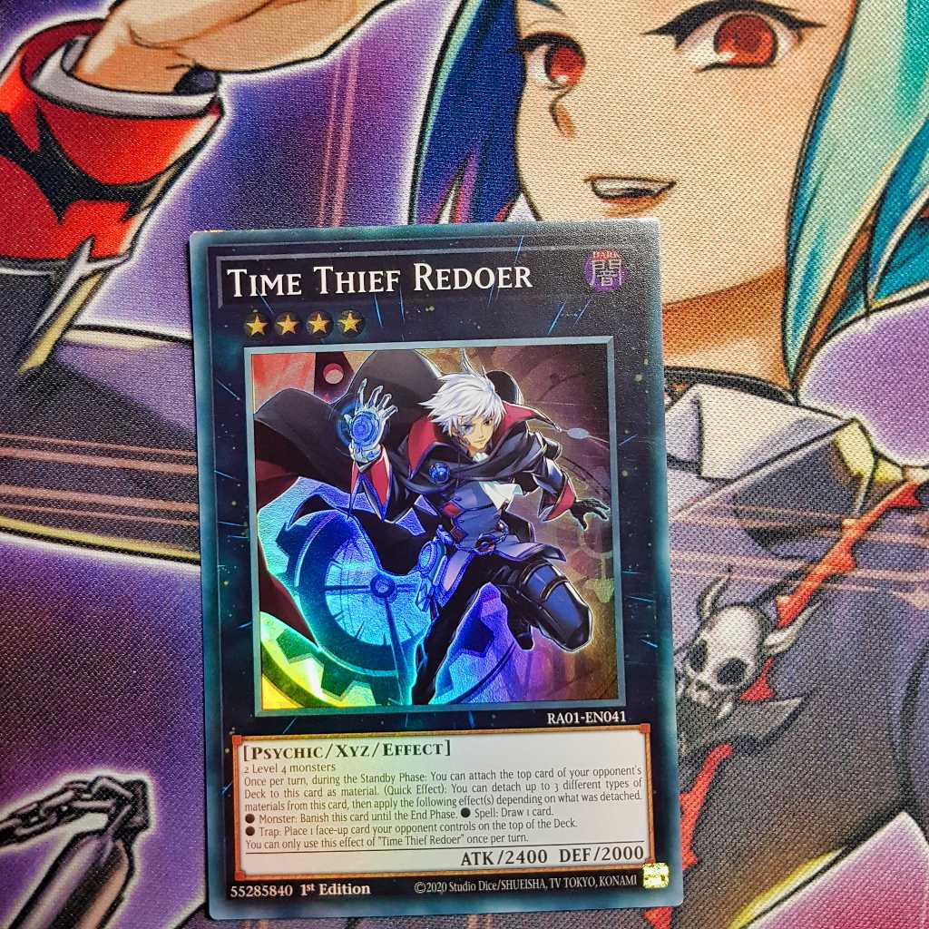 Thẻ bài Yugioh chính hãng | Time Thief Redoer | RA01 Super Rare ...
